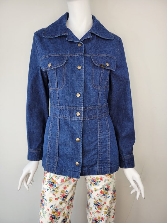 Vintage 1970s Ms Lee denim jacket, Size S/M 34-36B / … - Gem