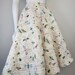 Vintage 1950s Bug Print Quilted Circle Skirt Size S 25W 26W / 1950s ...