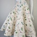 Vintage 1950s Bug Print Quilted Circle Skirt Size S 25W 26W / 1950s ...