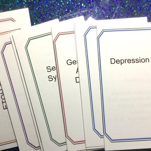 Mnemonics for DSM Diagnosis PDF for Flashcards - Etsy