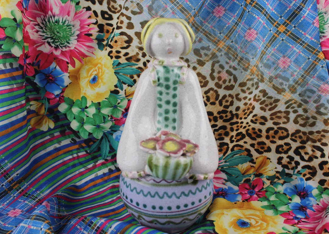 Vintage Soviet Faience Figurine USSR | Collectible Ceramic Statue ...