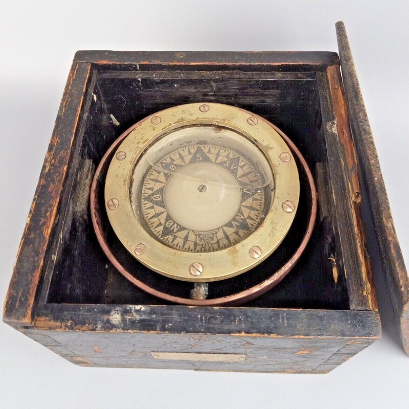 Antique Compass - Etsy