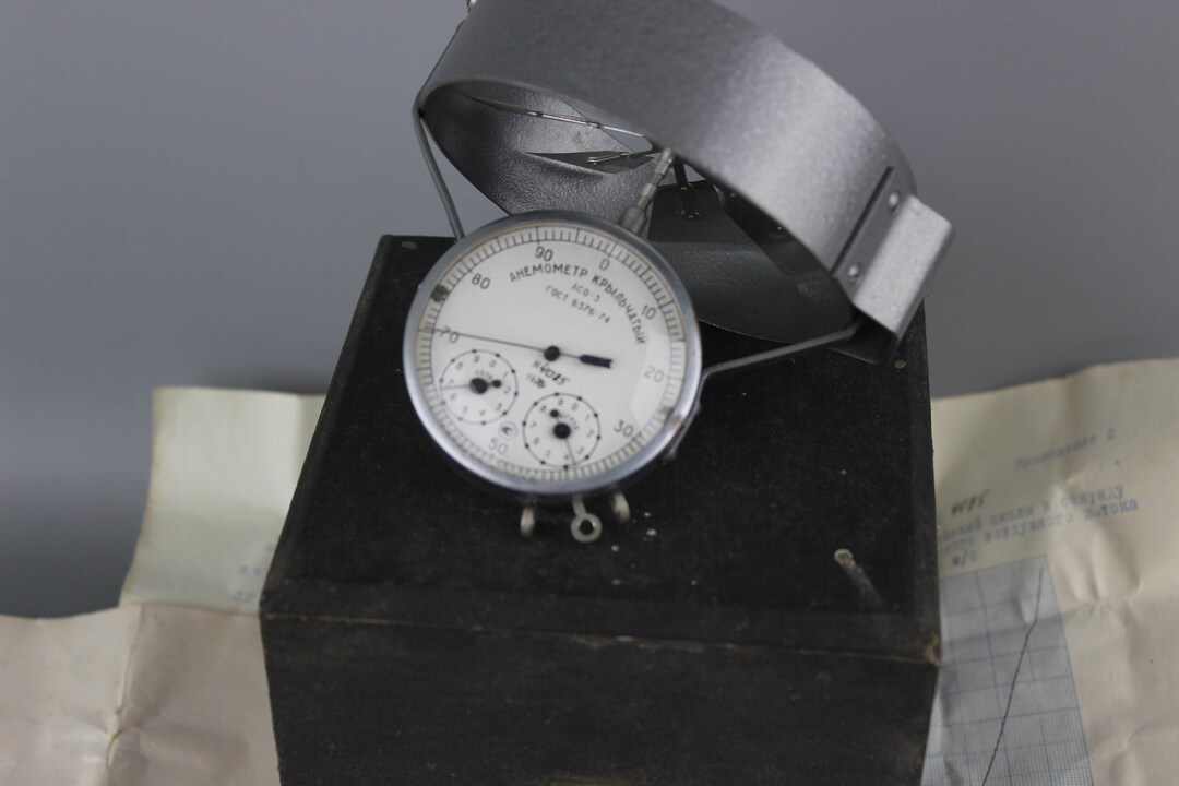 Vintage Soviet Anemometer Box Measuring Device Wind Speed 1974 USSR - Etsy