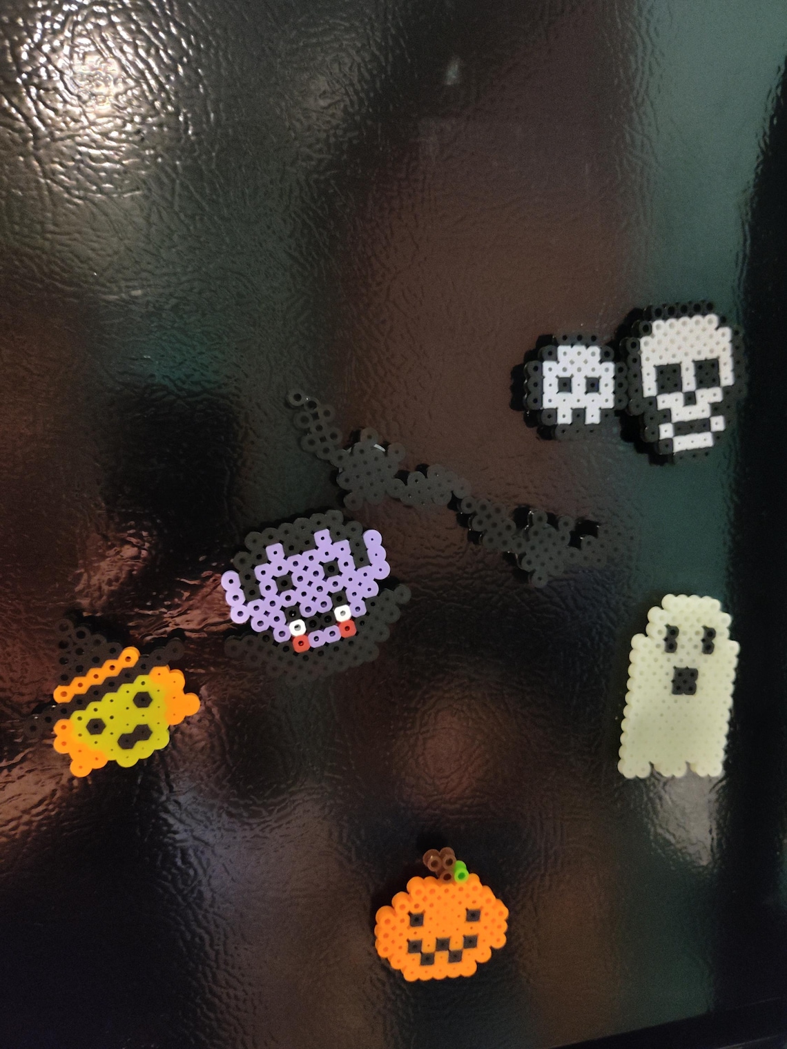 Halloween Perler Bead Magnet Collection Set of 8 Perler Bead Magnets - Etsy