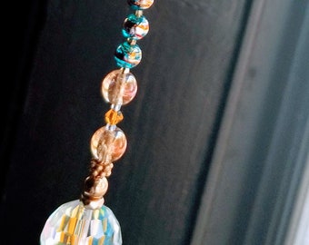 Hanging crystals | Etsy