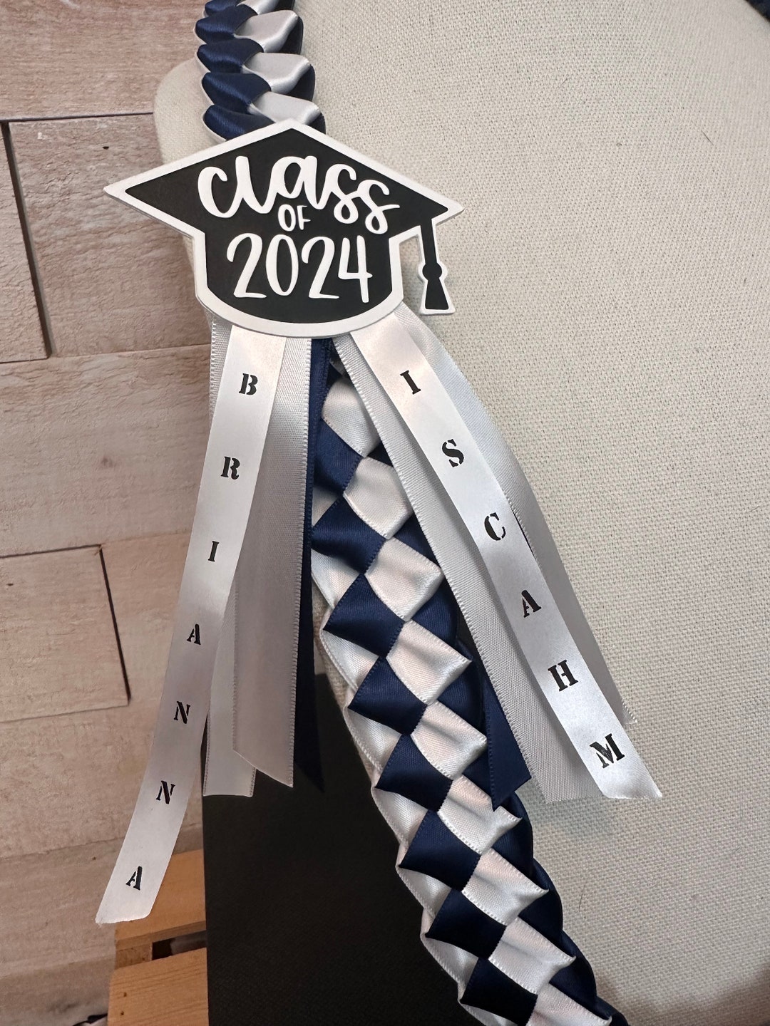 Personalized Ribbon Ends for Graduation Leis ADD On/additional Ribbon ...