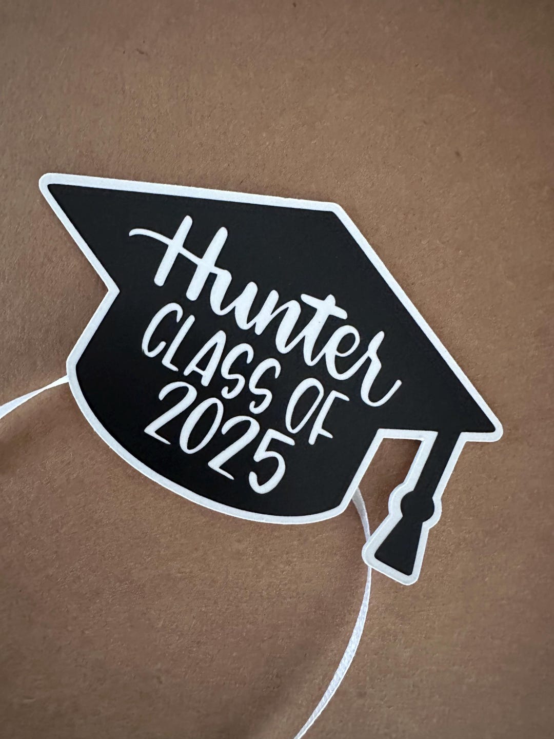 Personalized Graduation Cap Tag - Add-on/cap Only - Etsy