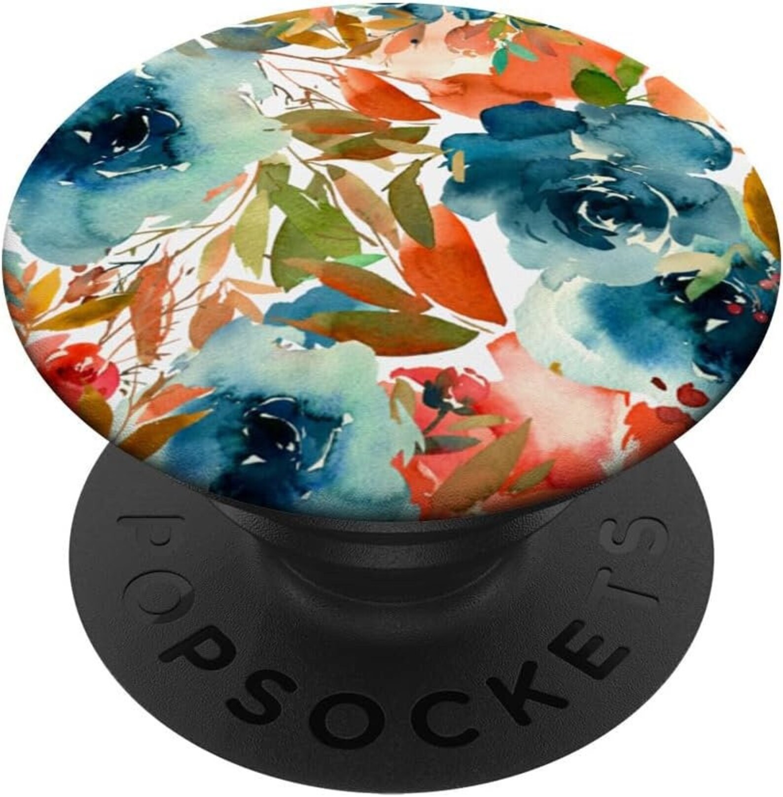 Beautiful Floral Medley Blue and Orange Flowers Popsocket Popgrip - Etsy