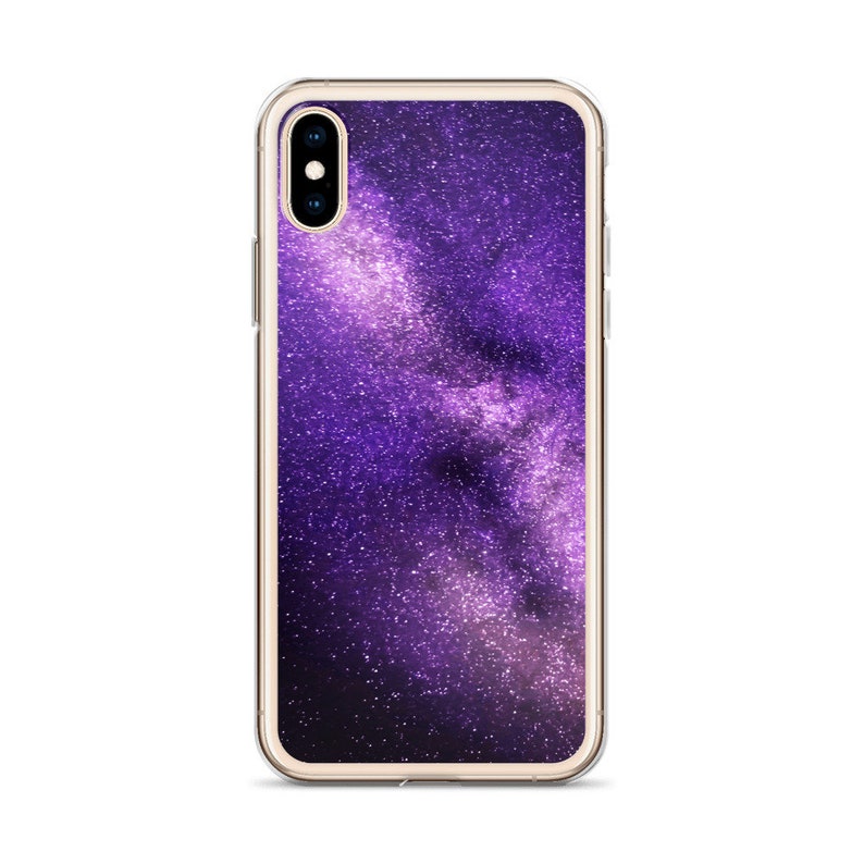 Purple Nebula Phone Case Samsung Galaxy iPhone - Etsy