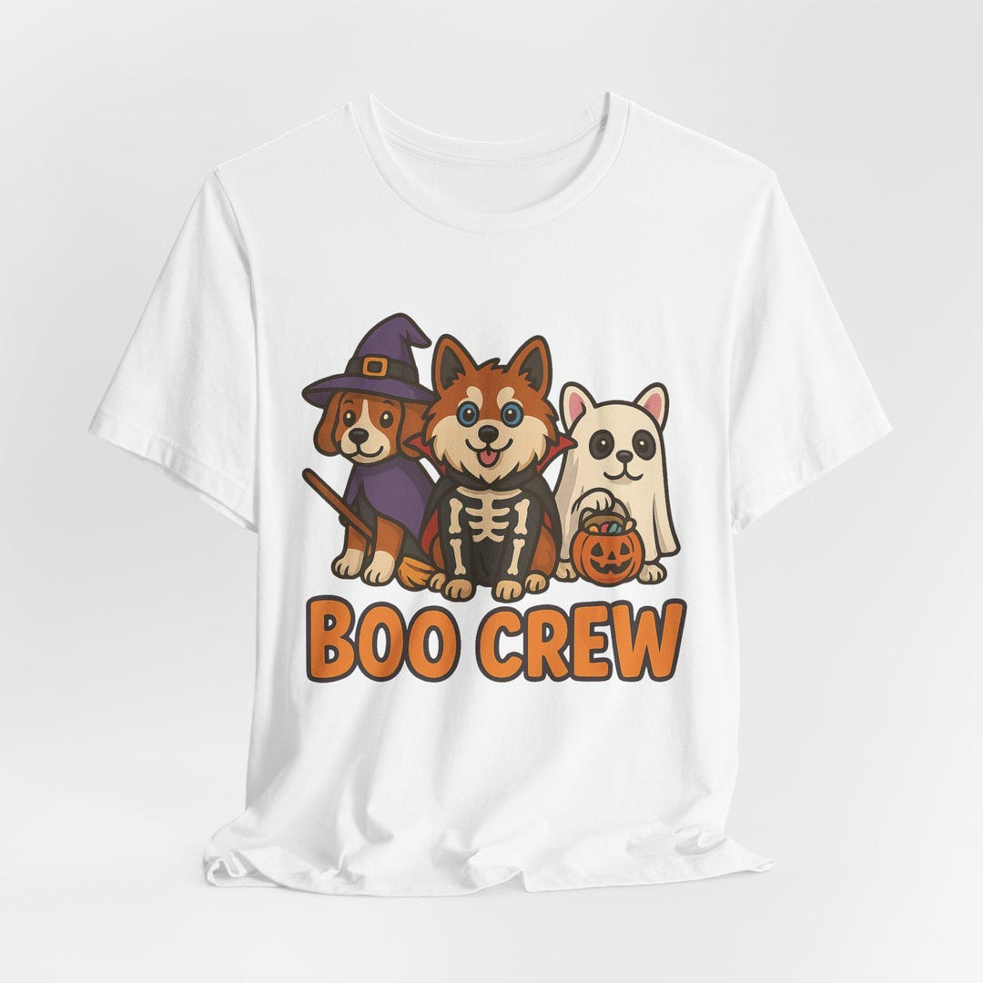 Boo Crew Halloween Dog T-shirt | Pomsky, Beagle & Frenchie Costumes - Etsy