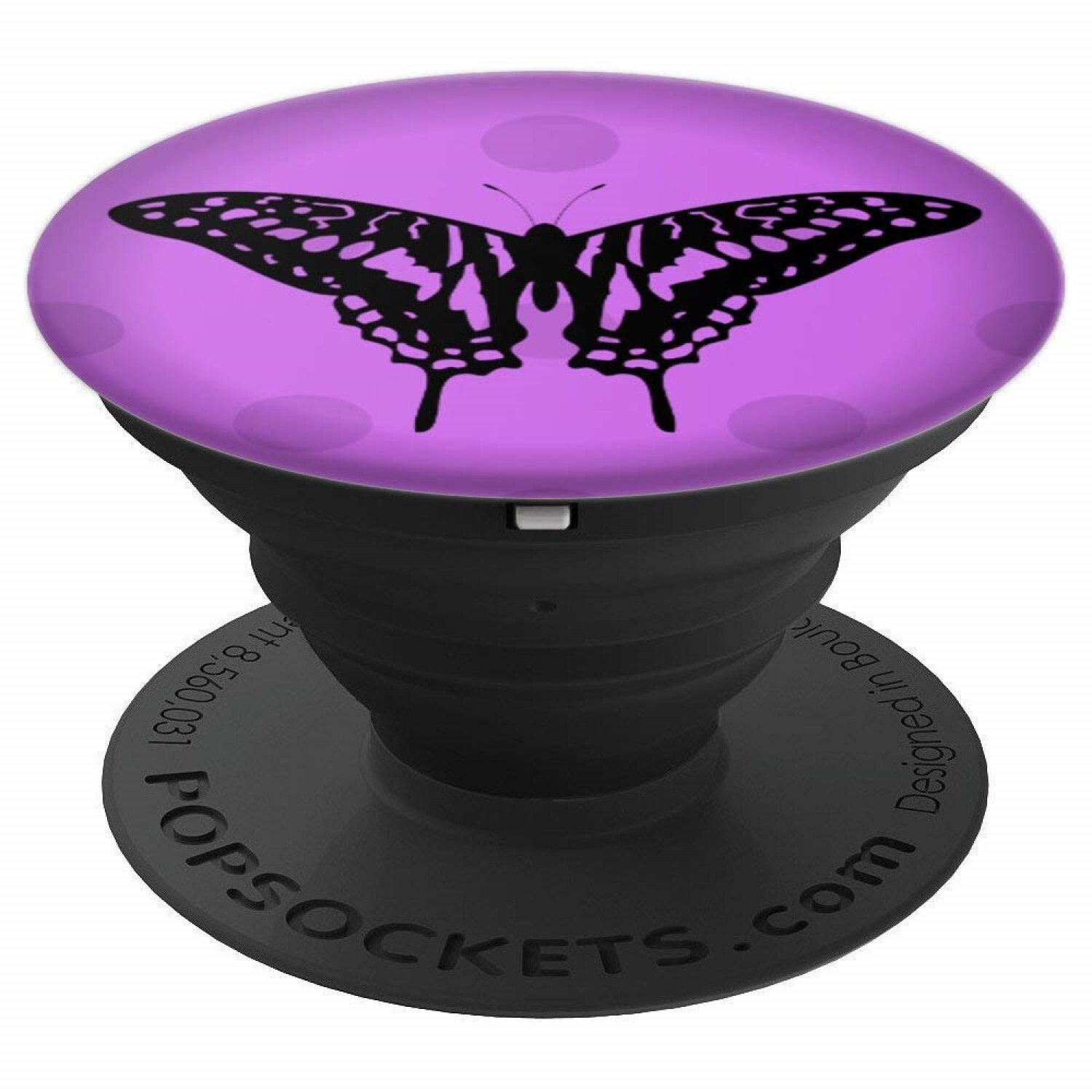 Butterfly on a Purple Background Popsockets Grip and Stand for Phones ...