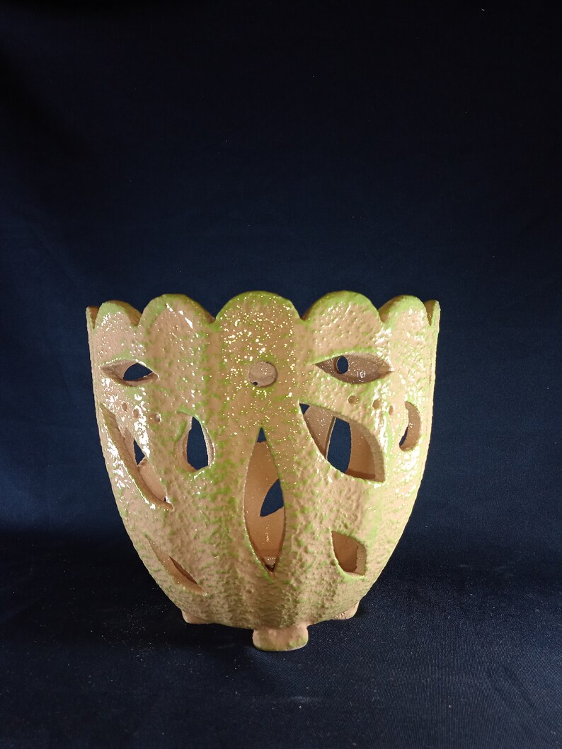 Ceramic Pot With Legs for an Orchid. Orchid Flower Pot. the - Etsy