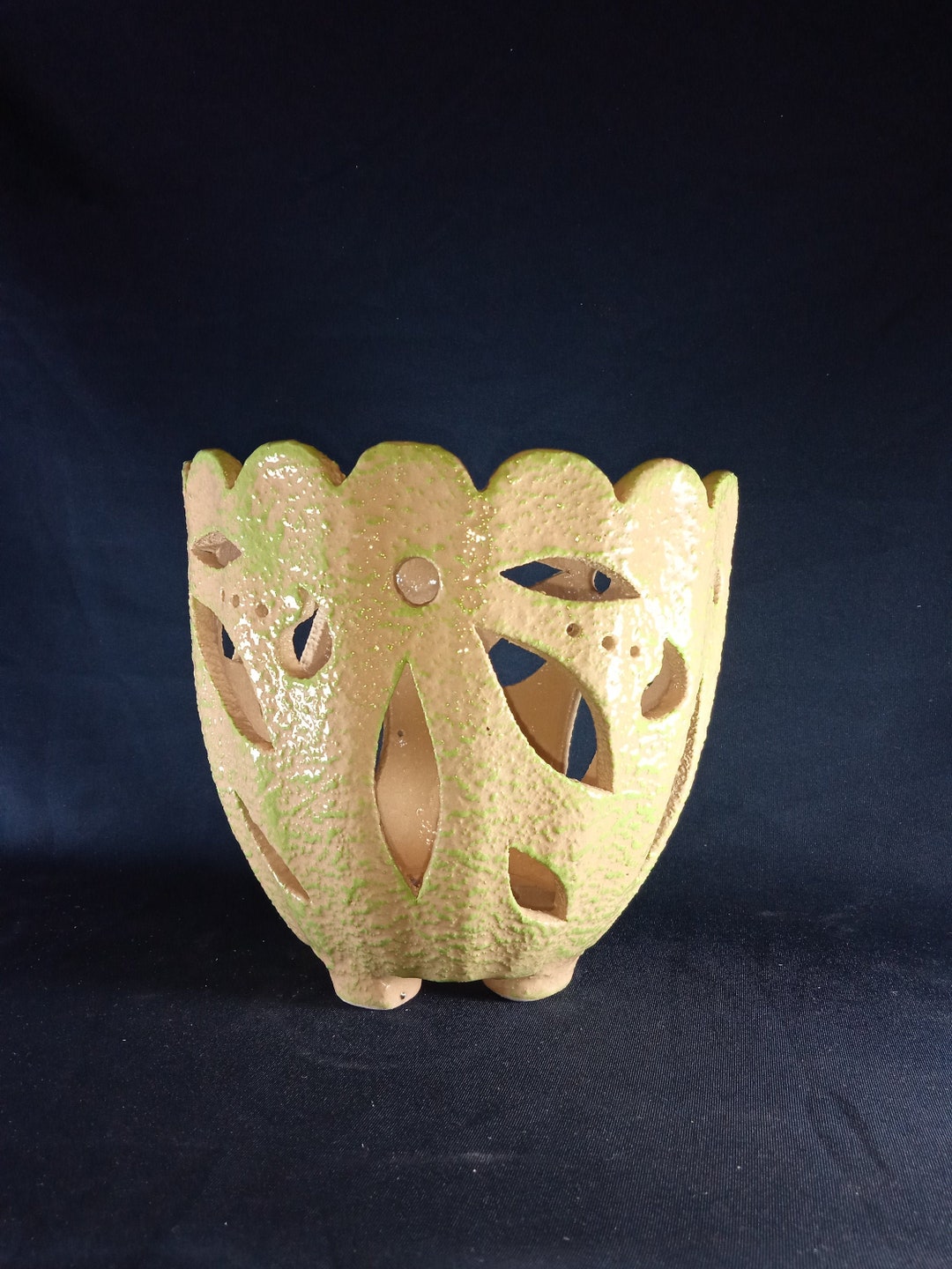 Ceramic Pot With Legs for an Orchid. Orchid Flower Pot. the - Etsy