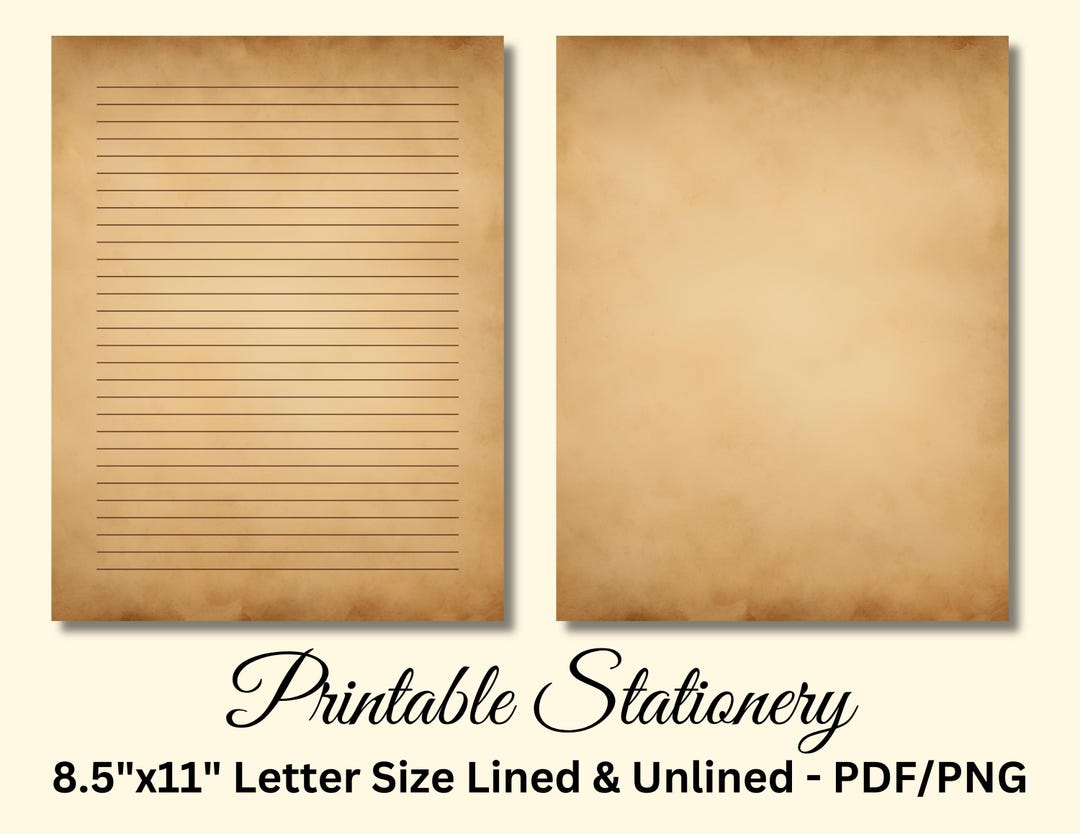 Printable Writing Paper, Parchment, Printable Stationery, Letter ...