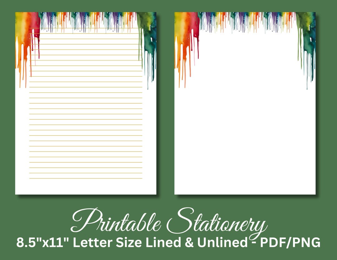 Printable Writing Paper, Printable Stationery, Letter Writing Paper ...