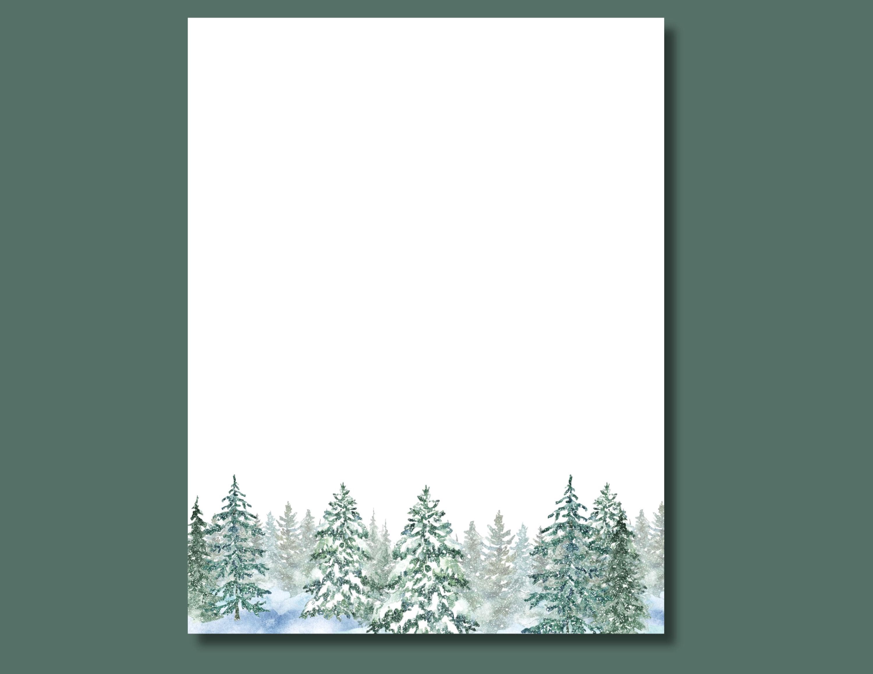 Printable Writing Paper, Printable Stationery, Stationary, Nature ...