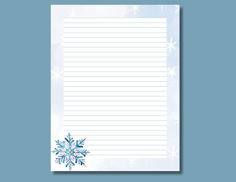 Printable Writing Paper, Printable Stationery, Stationary, Christmas ...