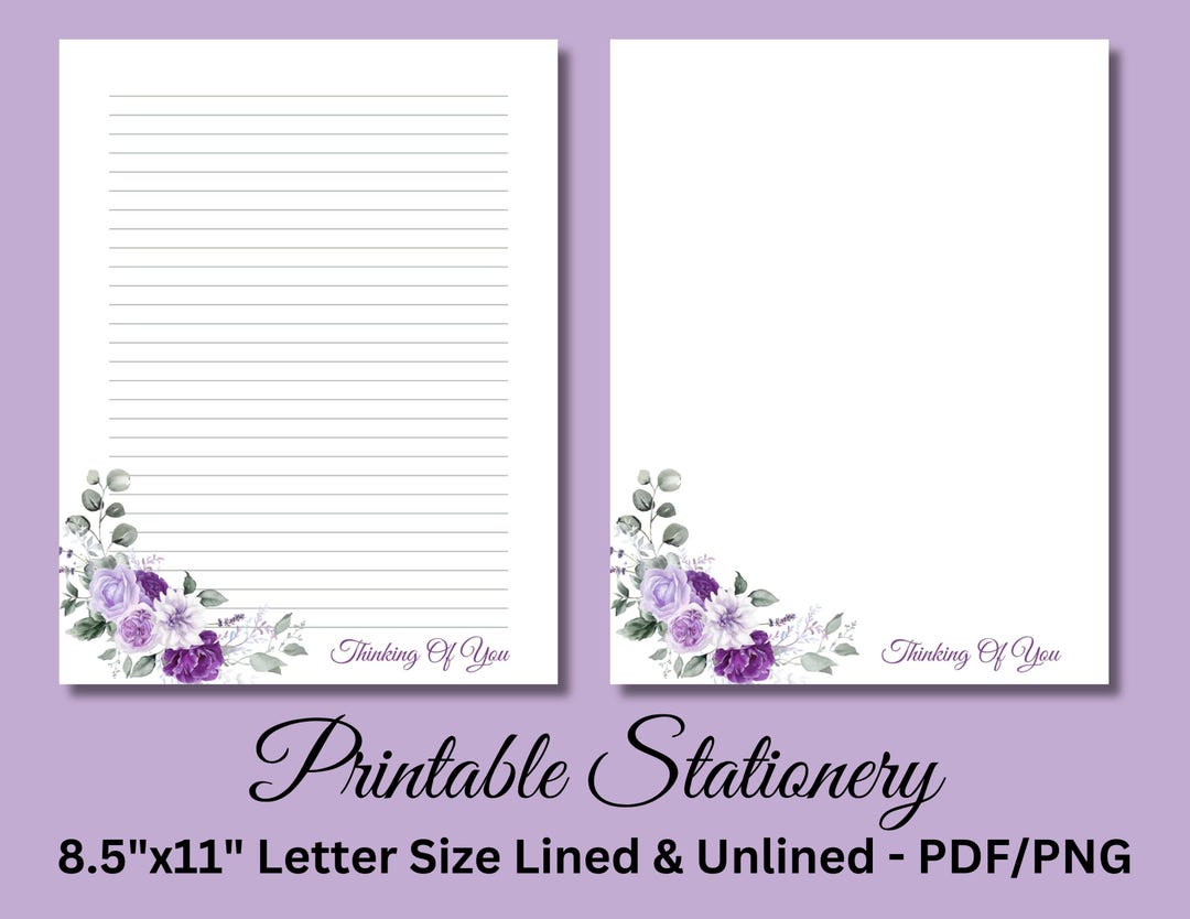 Printable Writing Paper, Printable Stationery, Letter Writing Paper ...