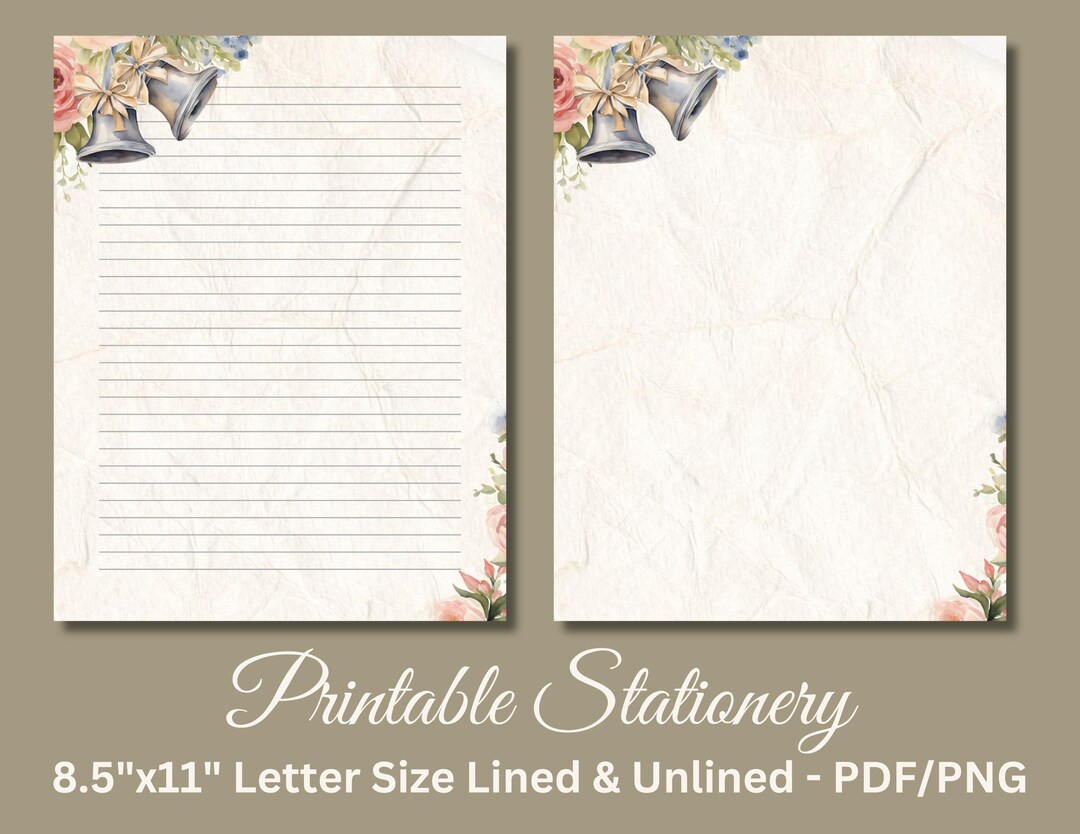 Printable Writing Paper, Wedding Stationery, Elegant Letter Writing ...