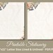 Printable Writing Paper, Wedding Stationery, Elegant Letter Writing ...