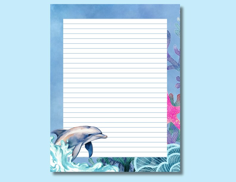 Printable Writing Paper, Printable Stationery, Stationary, Nature ...