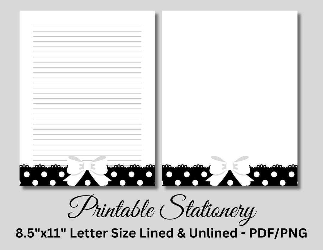 Printable Writing Paper, Printable Stationery, Letter Writing Paper ...
