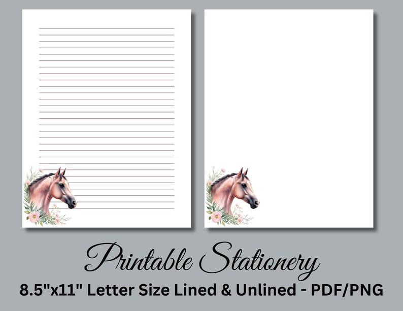 Printable Writing Paper, Printable Stationery, Animal Letter Writing ...