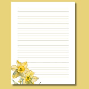 Printable Writing Paper, Printable Stationery, Floral Letter Writing ...