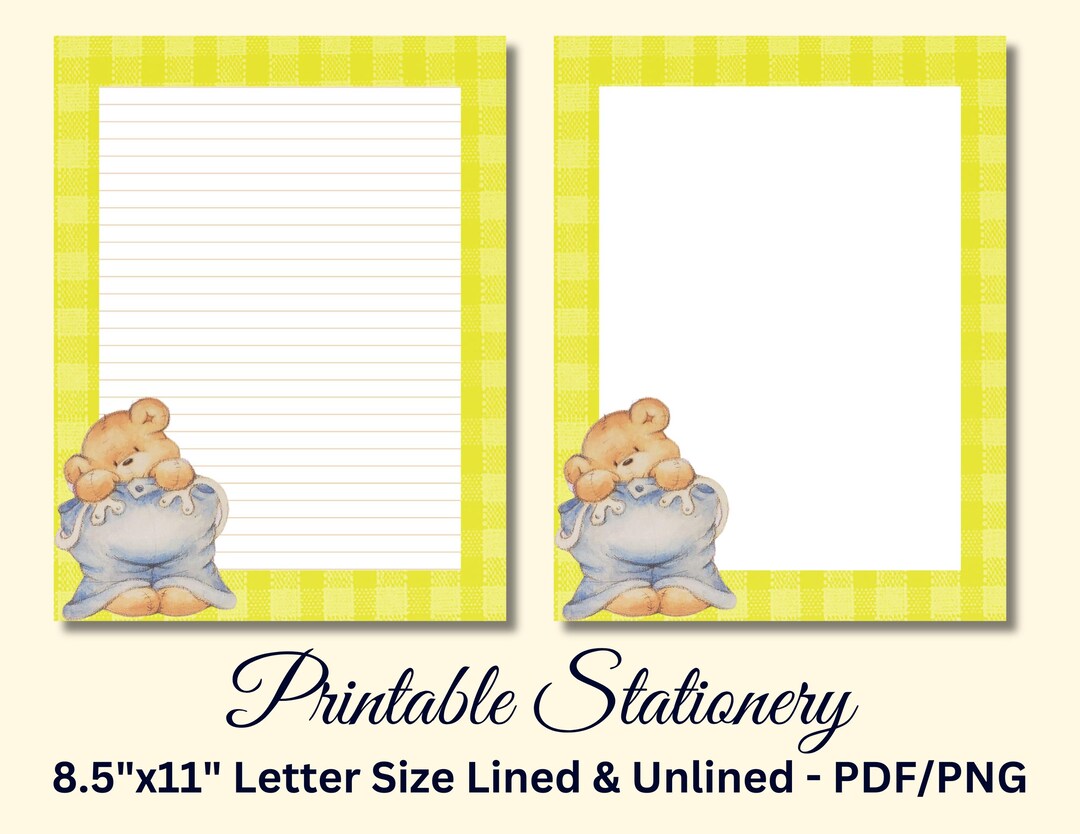 Printable Writing Paper, Printable Stationery, Stationary, Cute Letter ...