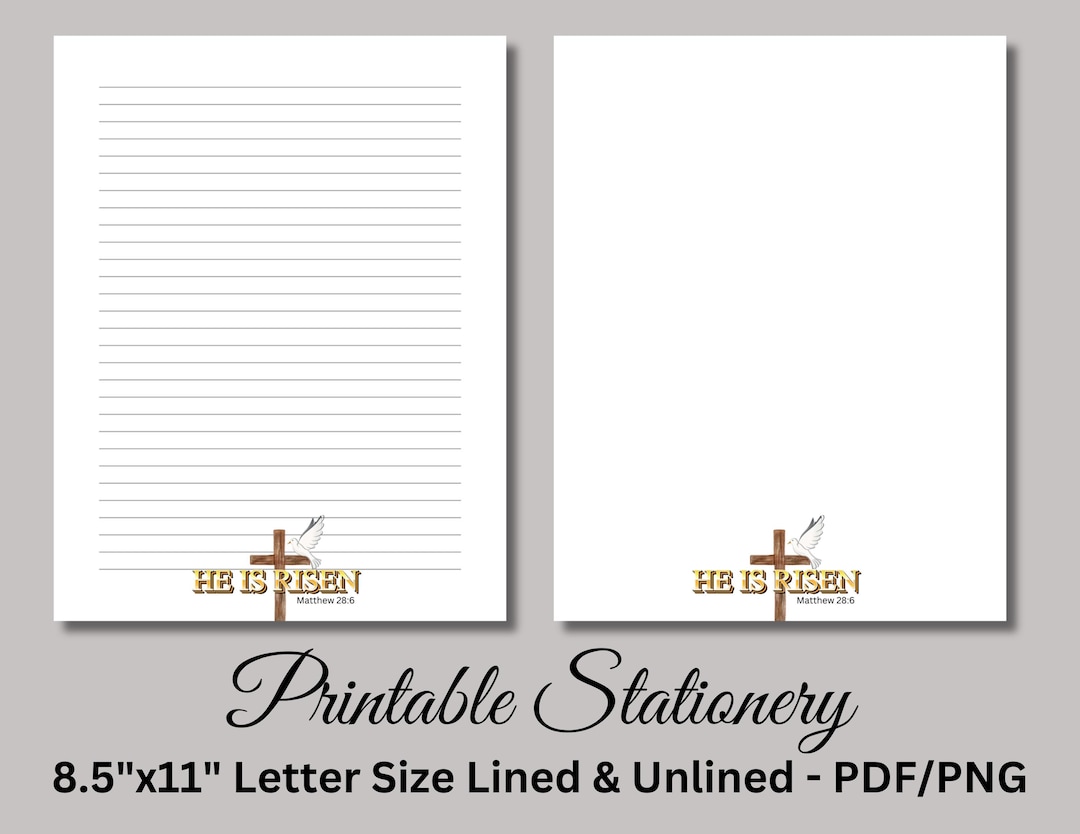 Printable Writing Paper, Printable Stationery, Easter Letter Writing ...