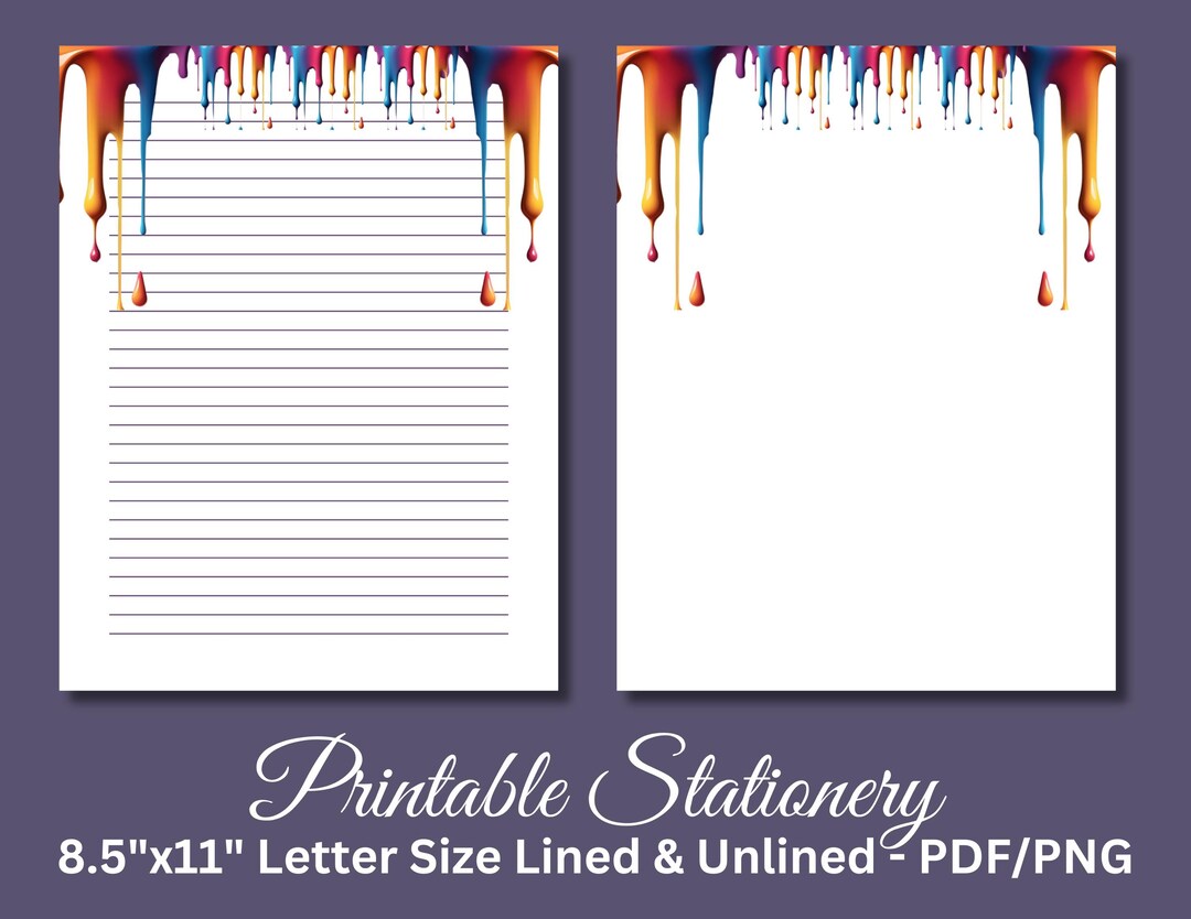Printable Writing Paper, Printable Stationery, Letter Writing Paper ...