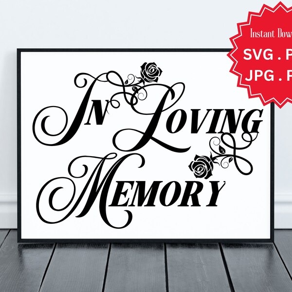 In Memory of Husband and Father Svg - Etsy