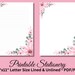 Printable Writing Paper, Printable Stationery, Stationary, Floral ...