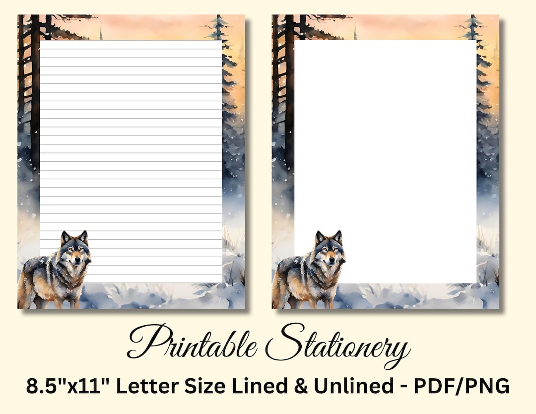 Printable Writing Paper, Printable Stationery, Stationary, Scenic ...