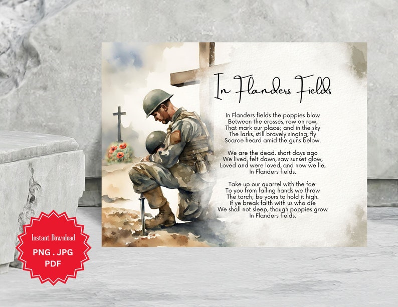 In Flanders Fields, Poem, Lest We Forget, Remembrance Day, Veterans Day ...