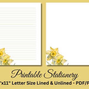 Printable Writing Paper, Printable Stationery, Floral Letter Writing ...