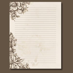 Printable Writing Paper, Wedding Stationery, Elegant Letter Writing ...