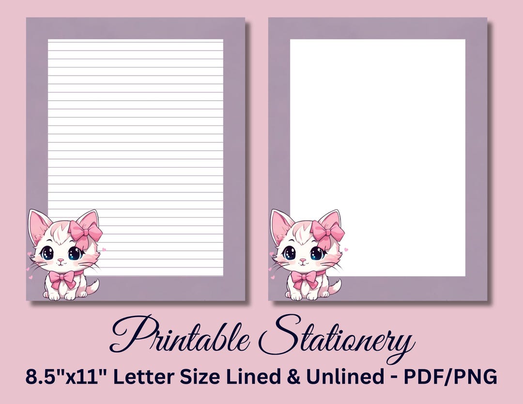 Printable Writing Paper, Printable Stationery, Stationary, Cute Letter ...