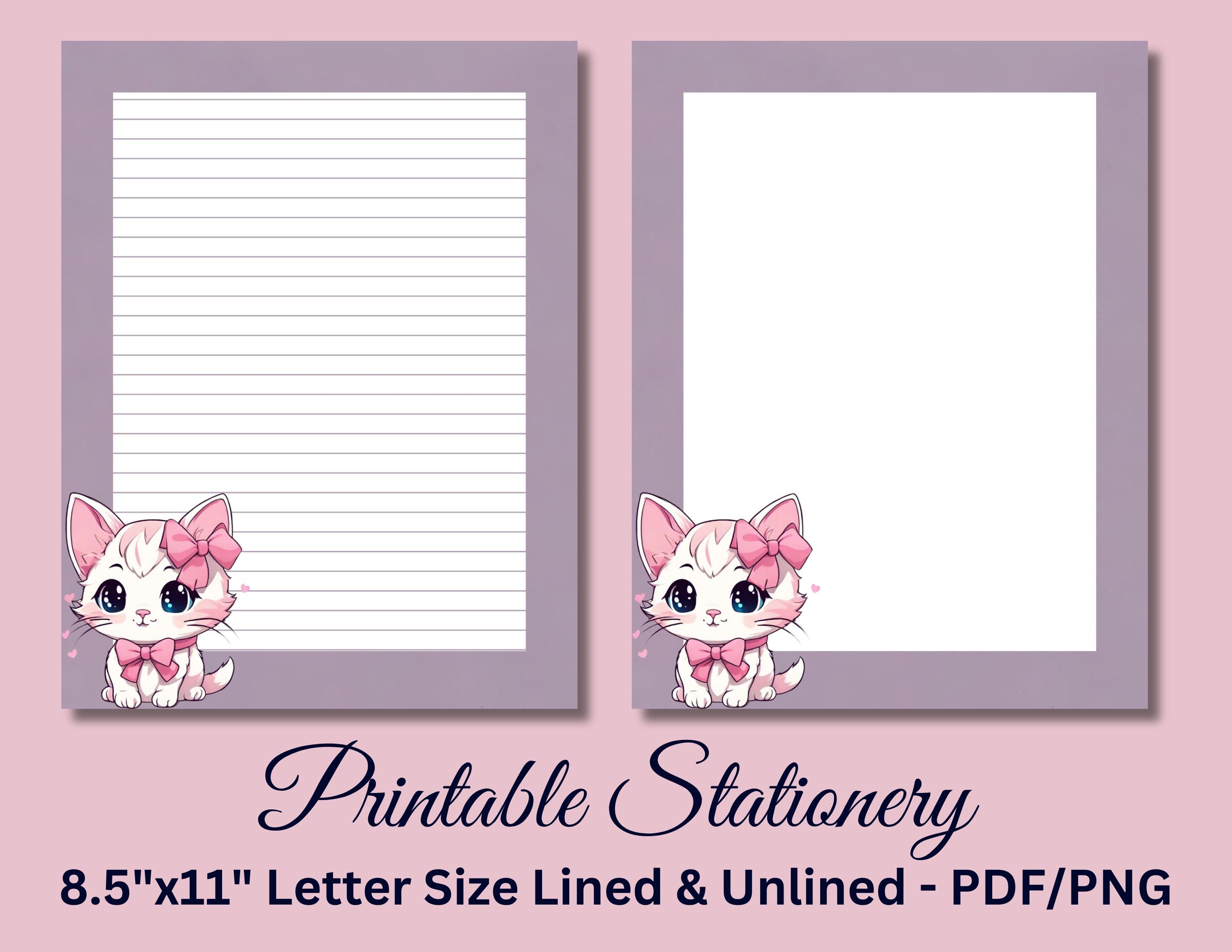 Printable Writing Paper, Printable Stationery, Stationary, Cute Letter ...