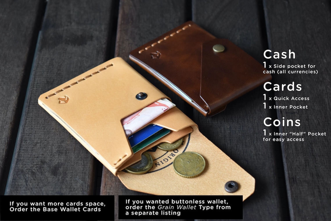 Basewallet Coins Minimalist Wallet. 5-6 Cards and Coin - Etsy Singapore