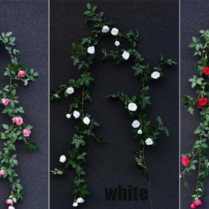 3 Colors Artificial Rose Hanging Decoration for Home Wall - Etsy