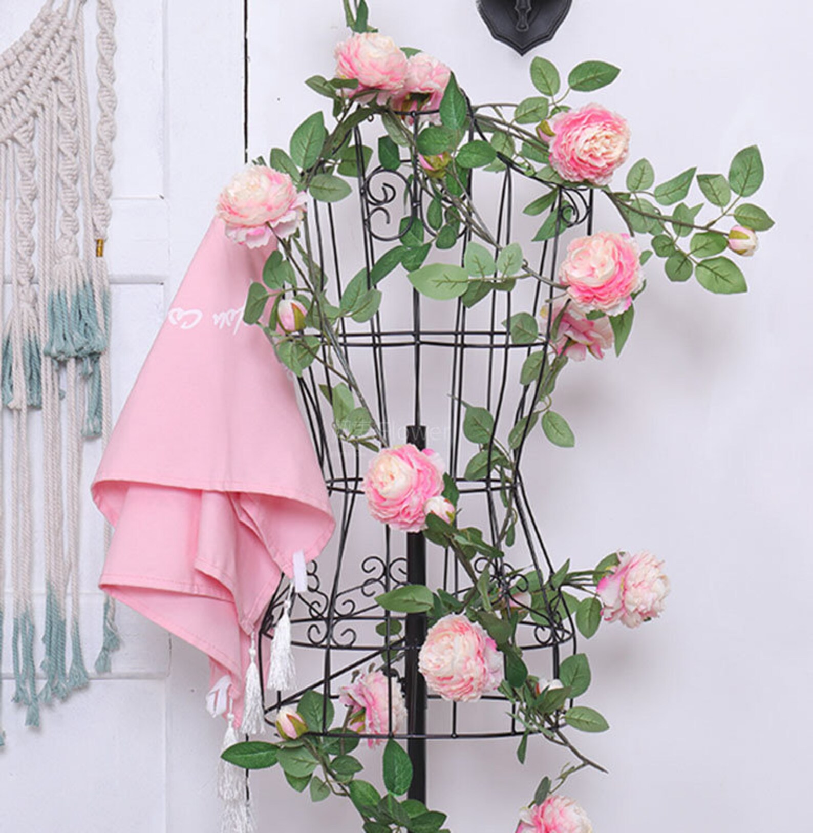 Artificial Rose Flowers Vine Decoration for Wedding | Etsy