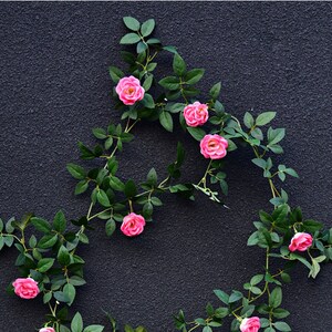 3 Colors Artificial Rose Hanging Decoration for Home Wall - Etsy