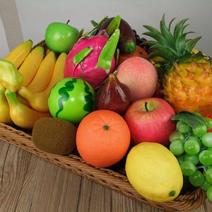 Simulated Fruit Model Fake Fruit Simulated Vegetable Props - Etsy