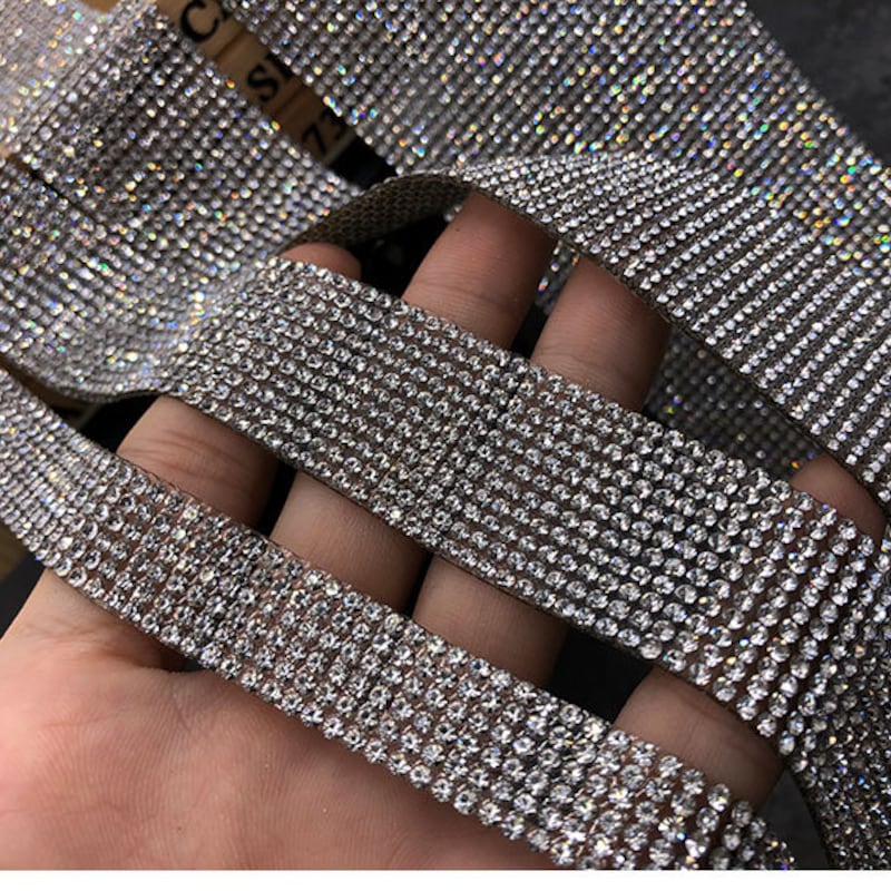 Rhinestone Strip - Etsy