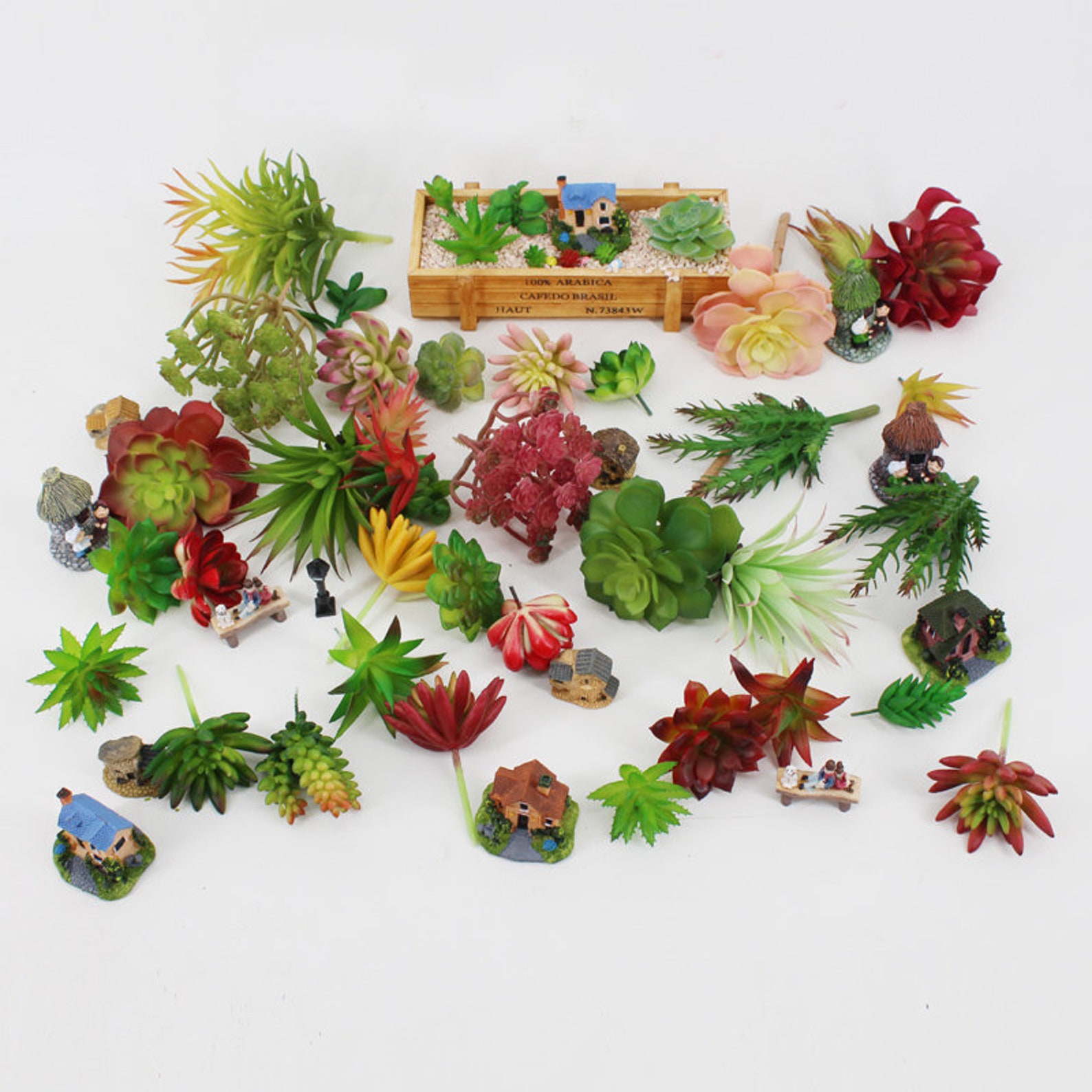 Artificial Flower Fake Succulent Plants for Home - Etsy