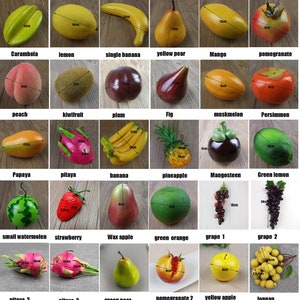 Simulated Fruit Model Fake Fruit Simulated Vegetable Props - Etsy
