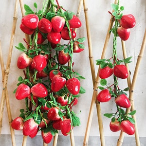 Artificial Vegetable String Fruit String, Corn, Pepper, Garlic, Apple ...