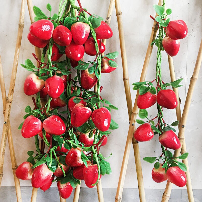 Artificial Vegetable String Fruit String, Corn, Pepper, Garlic, Apple ...