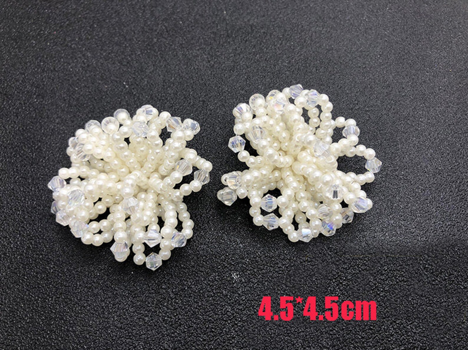 White Pearl Beading Patch for Wedding DressSew-on Pearl | Etsy